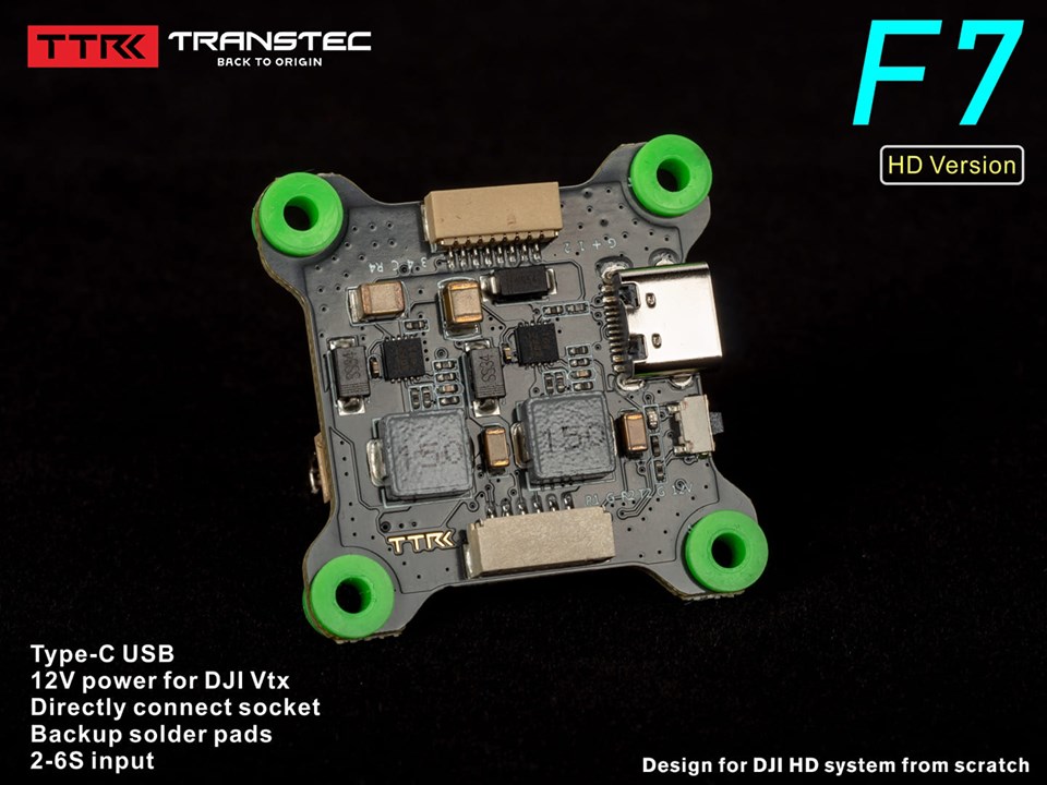 TransTEC F7, une FC Dédiée au DJI FPV System - Culture FPV